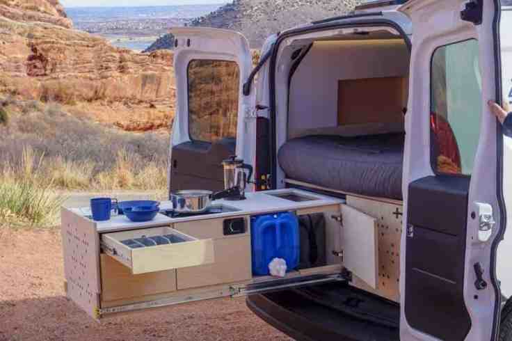 Camper Van Slide Out Kitchen Unit – Van Living 101