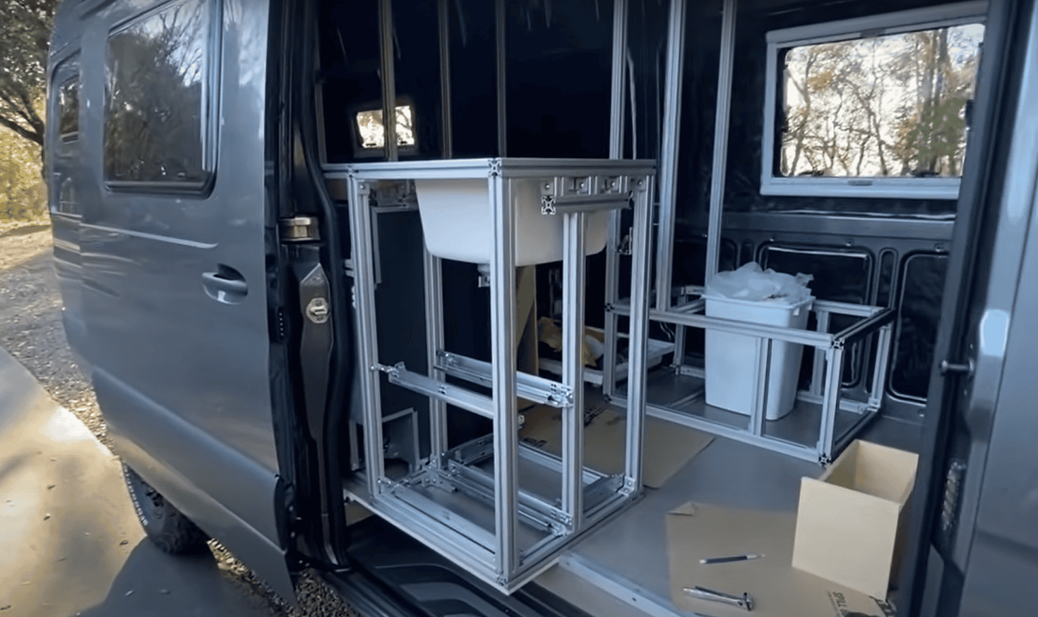 DIY CAMPER VAN KITCHEN BUILD – Van Living 101